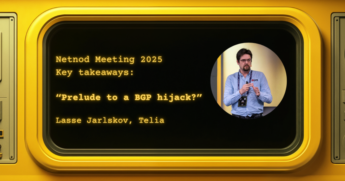 Prelude to a BGP hijack? | Netnod